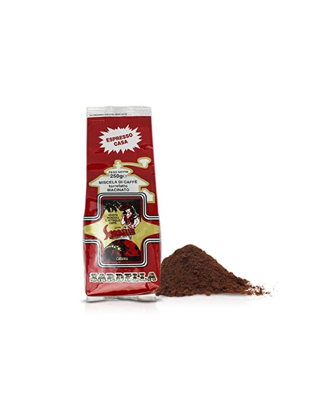 Caffè Macinato Miscela Aromatica Sardella 250 gr